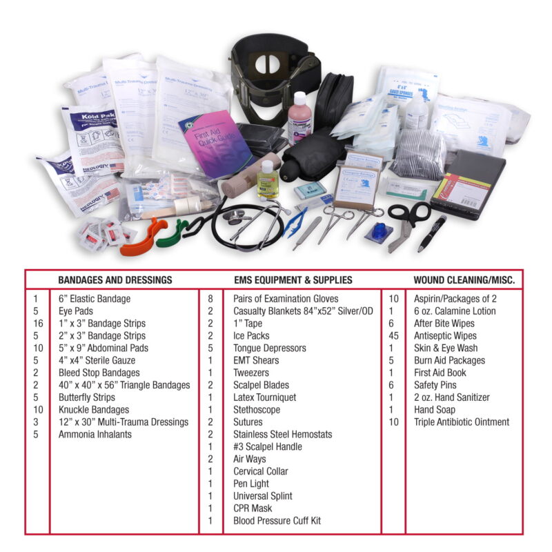 Essential EMT Medical Trauma Kit for First Responders