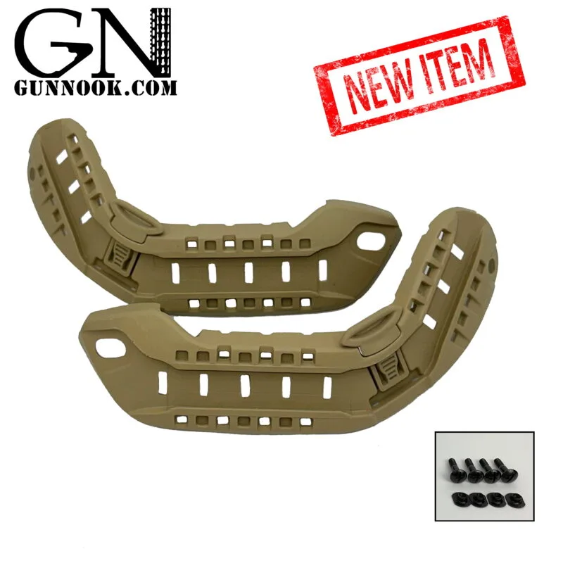 GunNook TYPE II Helmet Rails for MICH/ACH Helmets